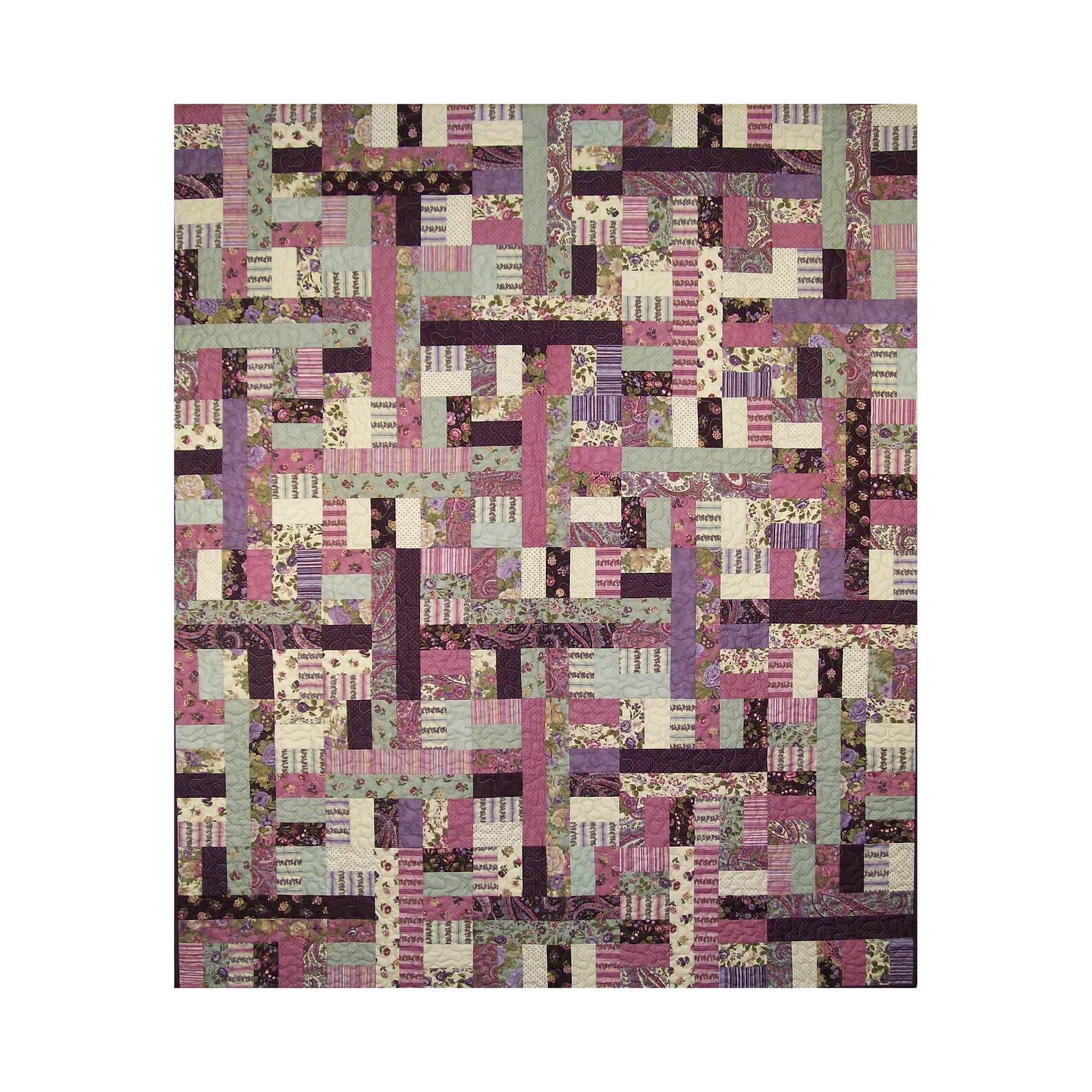 Rolling Fields Jelly Roll Quilt Pattern - Strip Quilt Patterns - Bali ...