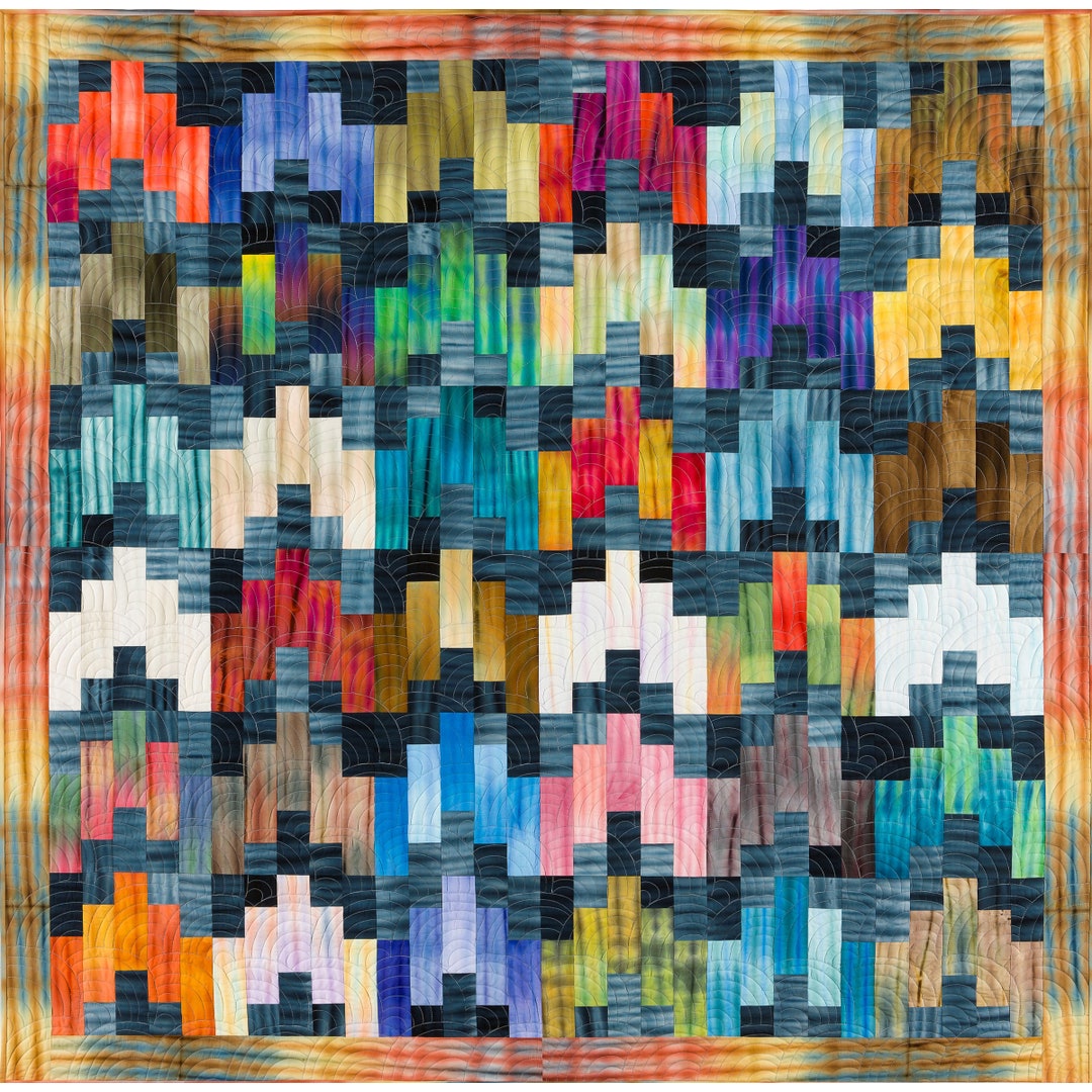 Dwellings Jelly Roll Quilt Pattern - Strip Quilt Patterns - Bali Pop ...