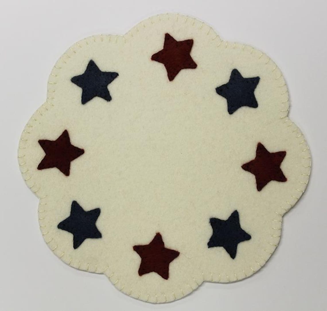 4th of July - A Year of Wooly Trees - Wool Christmas Tree - Applique ...