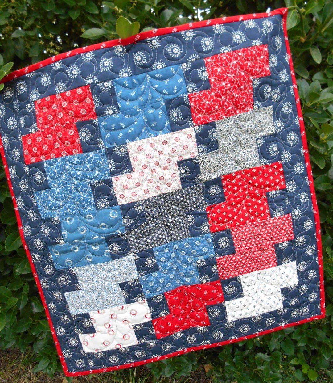 Bits of Charm Quilt Pattern - Charm Square Patterns - Sewing Pattern ...