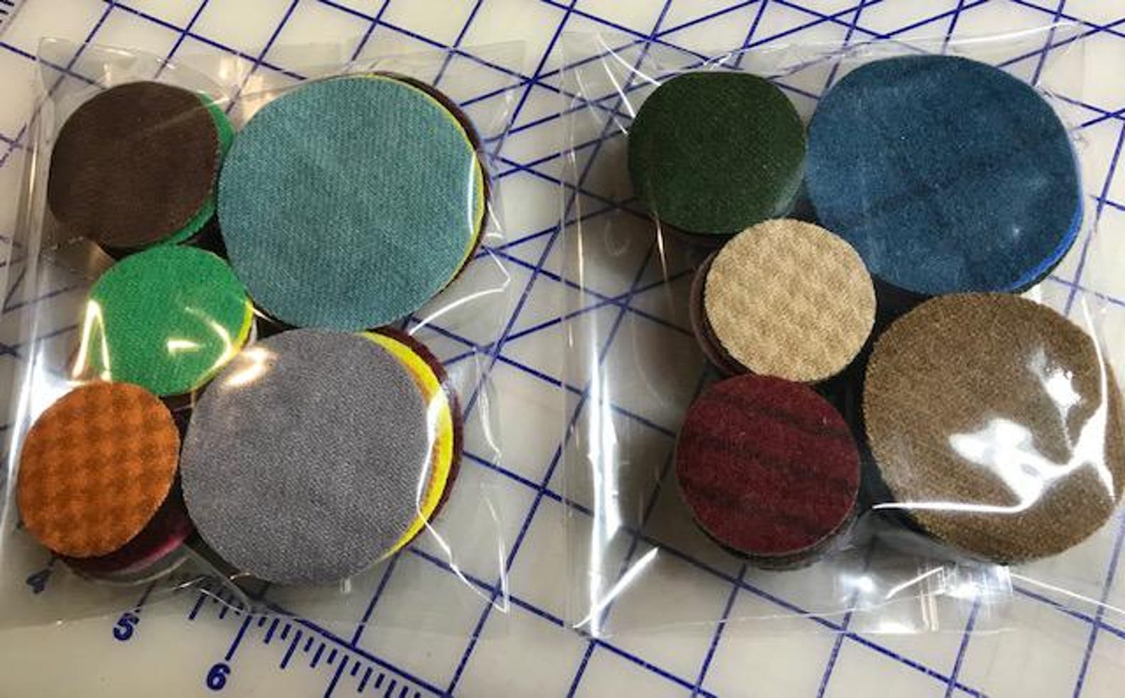 Precut Wool Pennies Assorted 50pcs - Hand Dyed Wool - Mill Dyed Wool ...