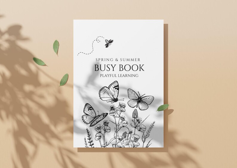 Printable Summer Busy Book for Kids Quiet Time to Play and Learn ...