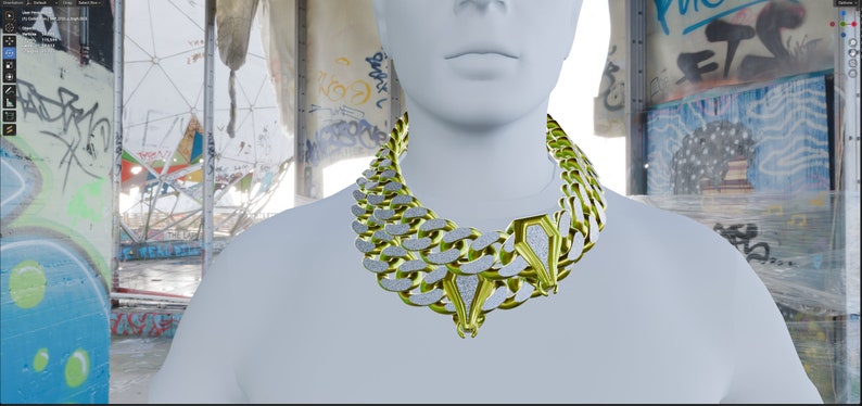 RARE Chain Model W Texture 7 - Etsy