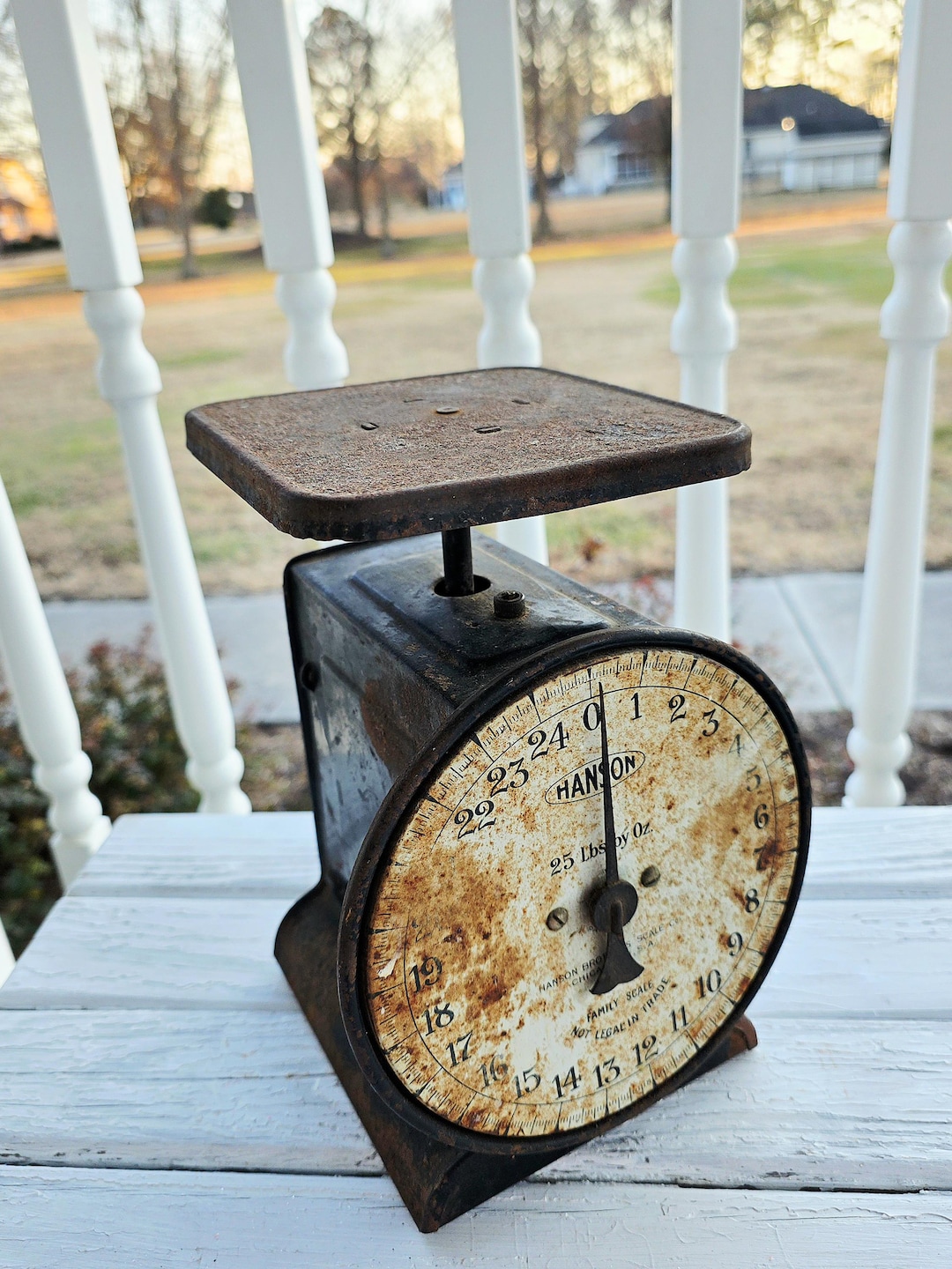 Vintage VERY Rusty Farmhouse Kitchen Scale: Rustic Home Decor - Etsy