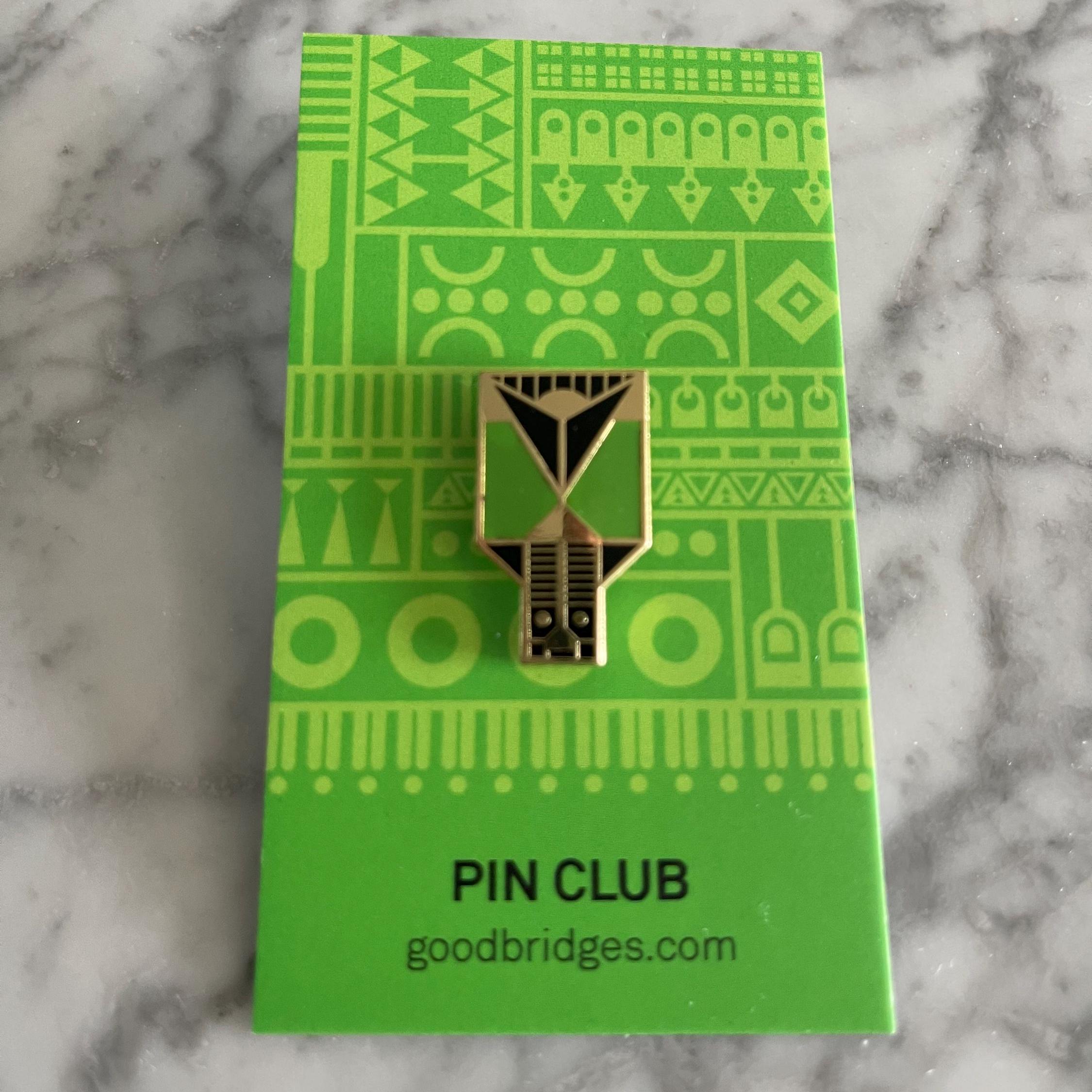 Art Deco Enamel Pin | Classic Inspired by a Vintage Era | - Etsy