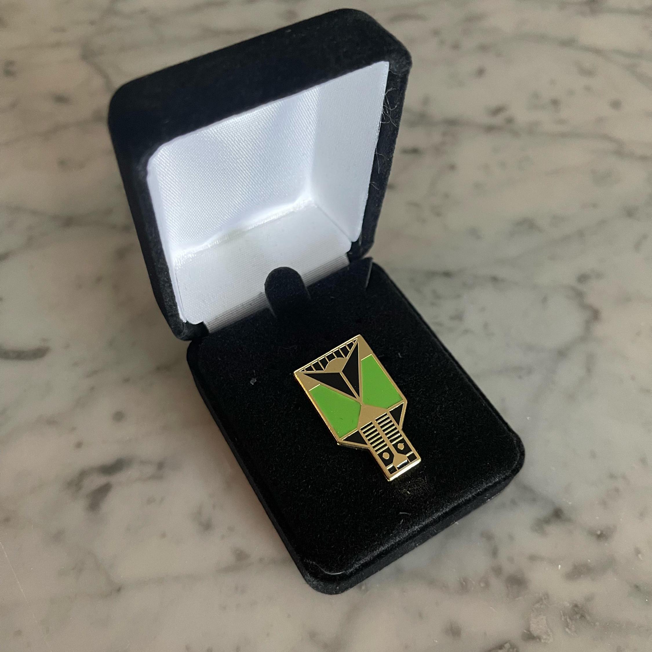 Art Deco Enamel Pin | Classic Inspired by a Vintage Era | - Etsy