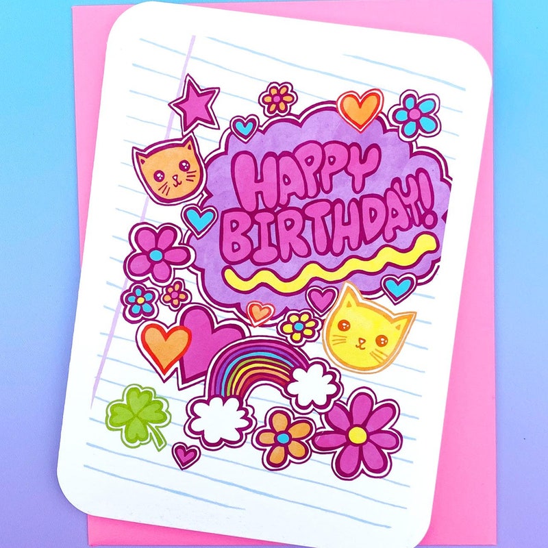 Cute Birthday Card - Etsy