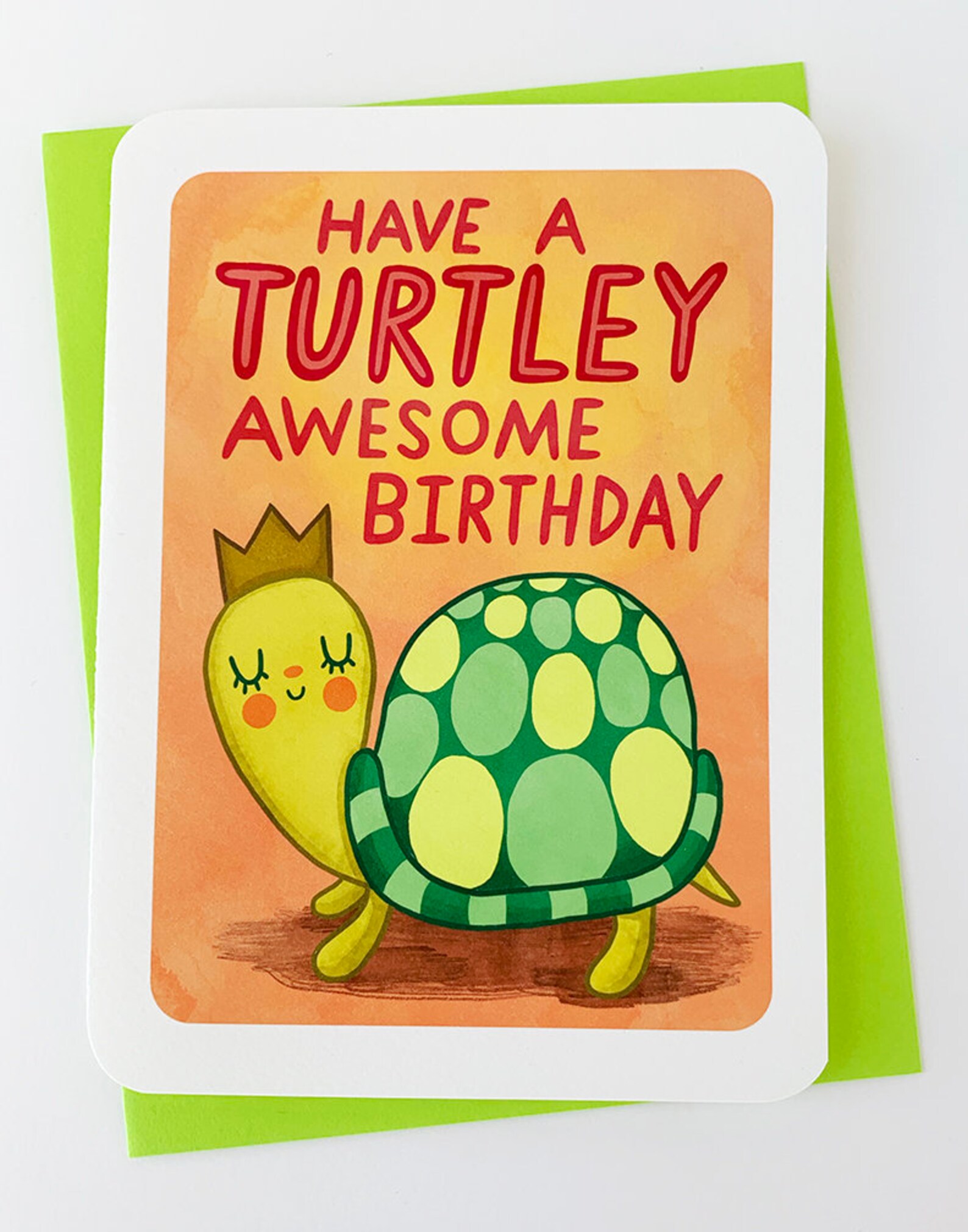 Have a Turtle-y Awesome Birthday Funny Pun Birthday Card - Etsy