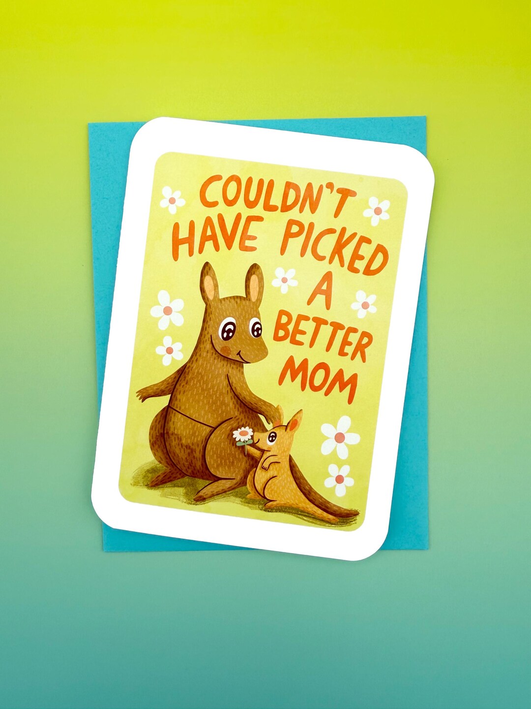 Couldn't Have Picked a Better Mom Kangaroos - Cute Mother’s Day Card ...