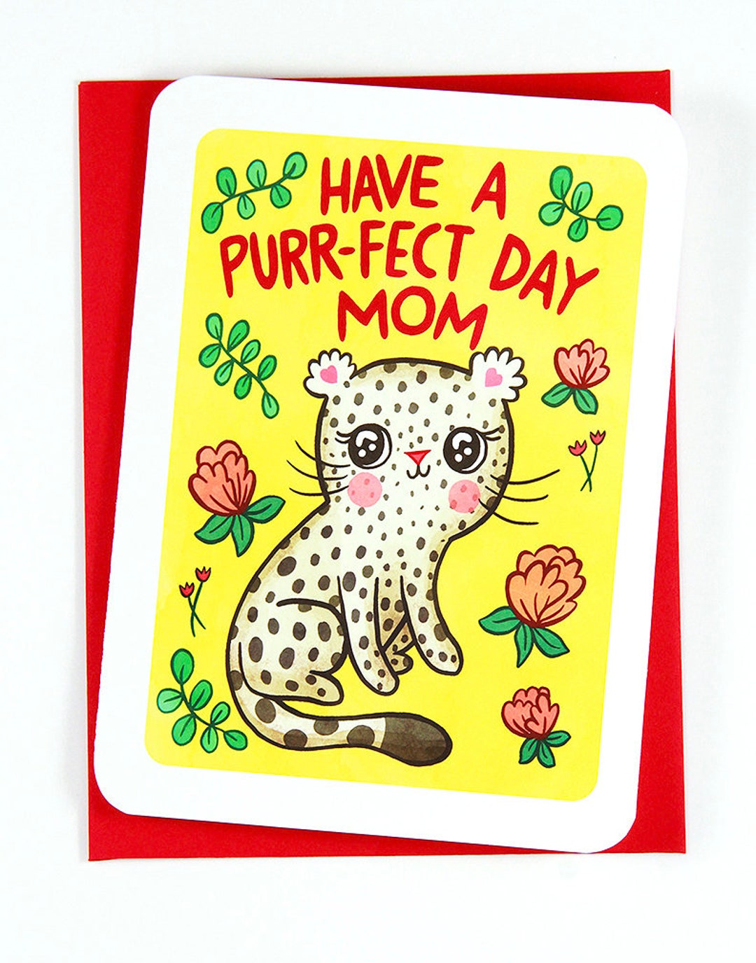 Have a Purr-fect Day Mom Sweet Mothers Day Card Cat Lover - Etsy