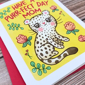 Have a Purr-fect Day Mom - Sweet Mothers Day Card Cat Lover Mothers Day ...