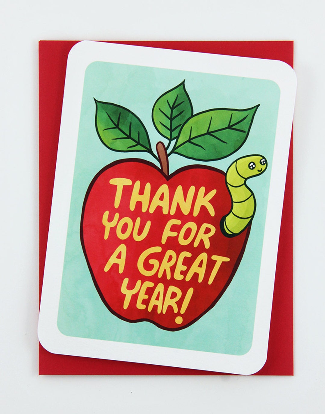Thank You for a Great Year Teacher Thank You Card Teacher - Etsy