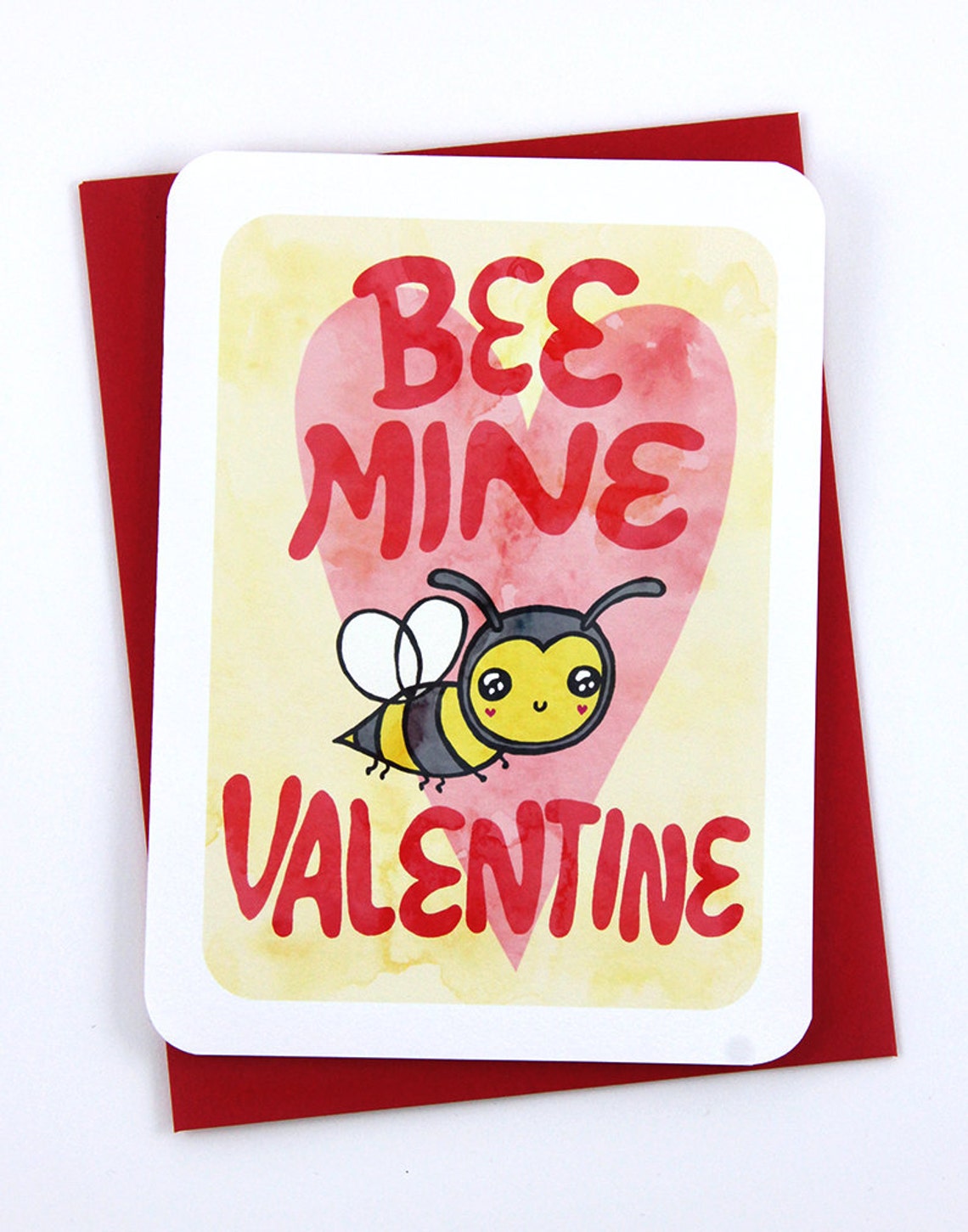 Bee Mine Valentine Valentines Day Card Funny Valentine Card - Etsy
