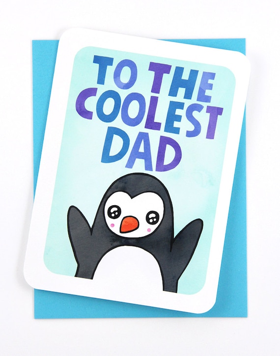 To the Coolest Dad Father's Day Card for Dad Awesome Dad | Etsy