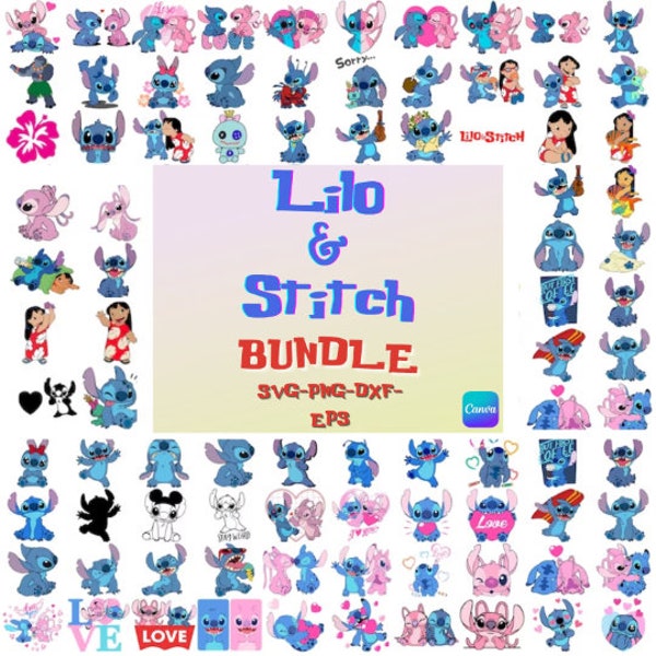 Lilo and Stitch Svg - Etsy
