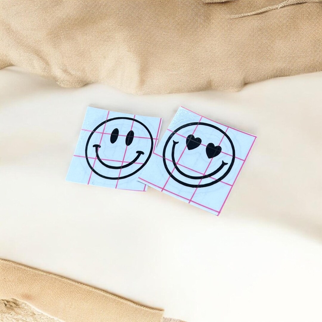 Sticker 4 X SMILEY PACK, Funny Vinyl Stickers, High-quality Stickers ...