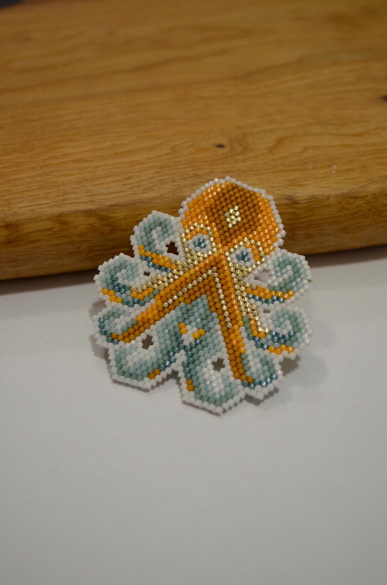 Beaded Octopus PDF Pattern (brick Stitch) - Etsy