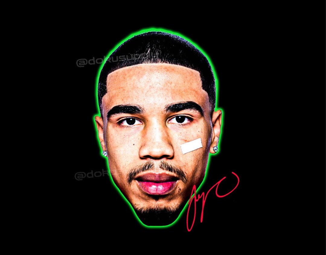 Jayson Tatum PNG T-shirt Design Printable Rap Tee Shirt Design Instant ...