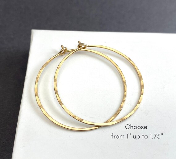 Gold wire hoops store