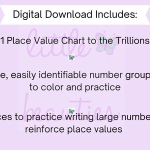 Place Value Chart to the Trillions, Printable Place Value Chart ...