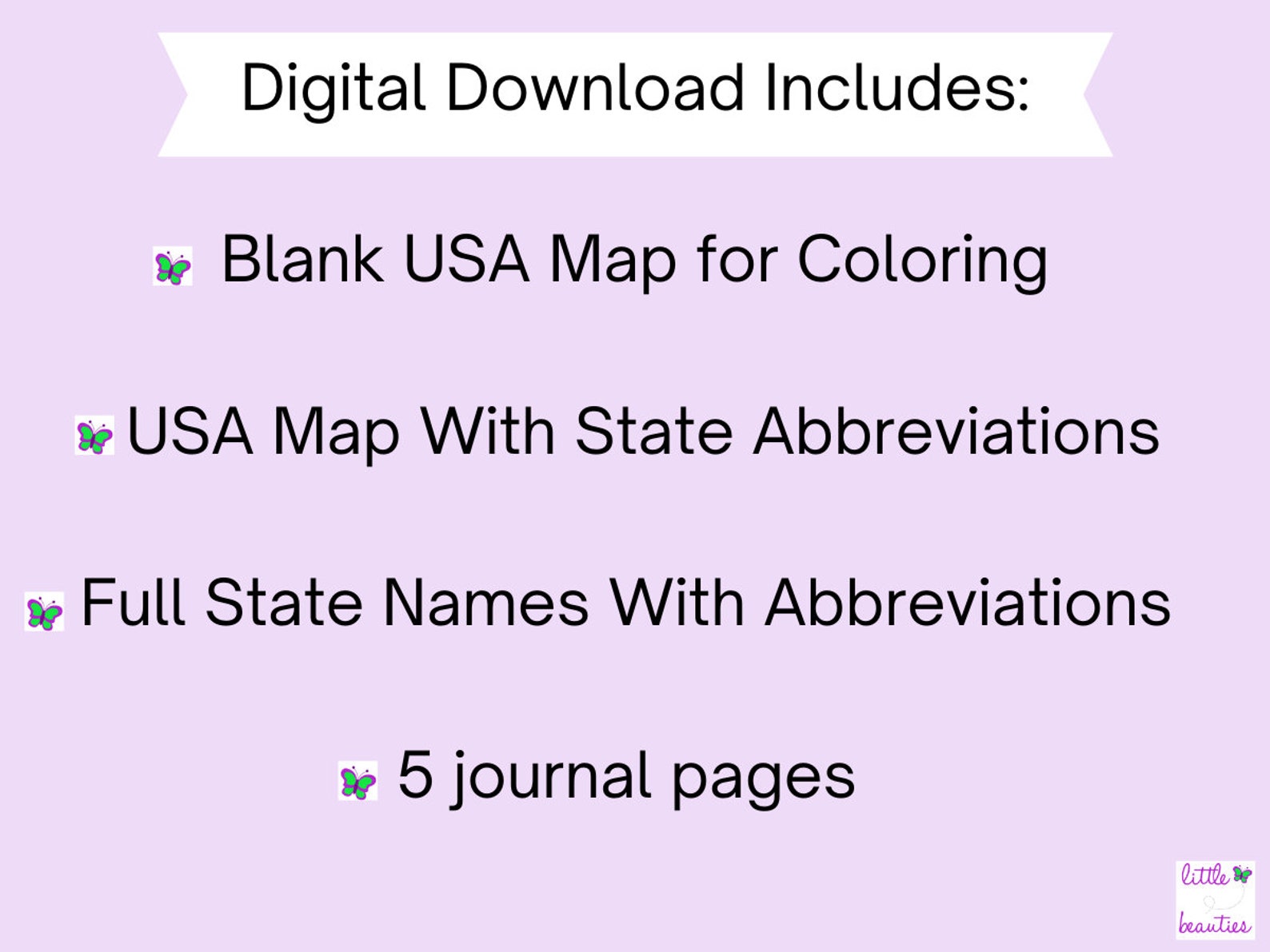 U.S. Road Trip Bundle, Where I've Been Map, Kids Road Trip Map ...