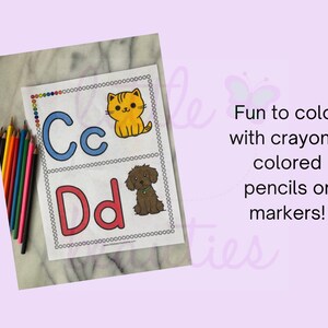 Alphabet Coloring Pages, Printable ABC Pages, Alphabet Sounds Coloring ...