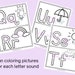 Alphabet Coloring Pages, Printable ABC Pages, Alphabet Sounds Coloring ...