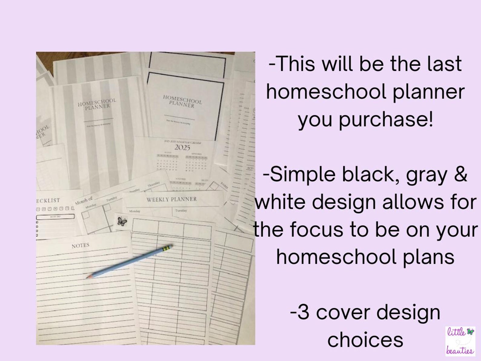 Homeschool Planner, Printable Homeschool Planner, Undated Planner ...