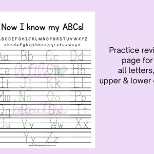 Alphabet Traceable Practice Pages, ABC Tracing Journal, ABC Tracing ...