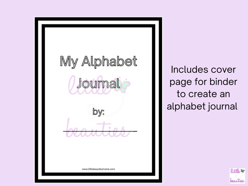 Alphabet Traceable Practice Pages, ABC Tracing Journal, ABC Tracing ...