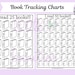 Book Tracker for Kids, Kids Reading Log , Book Tracking Chart, Reading ...