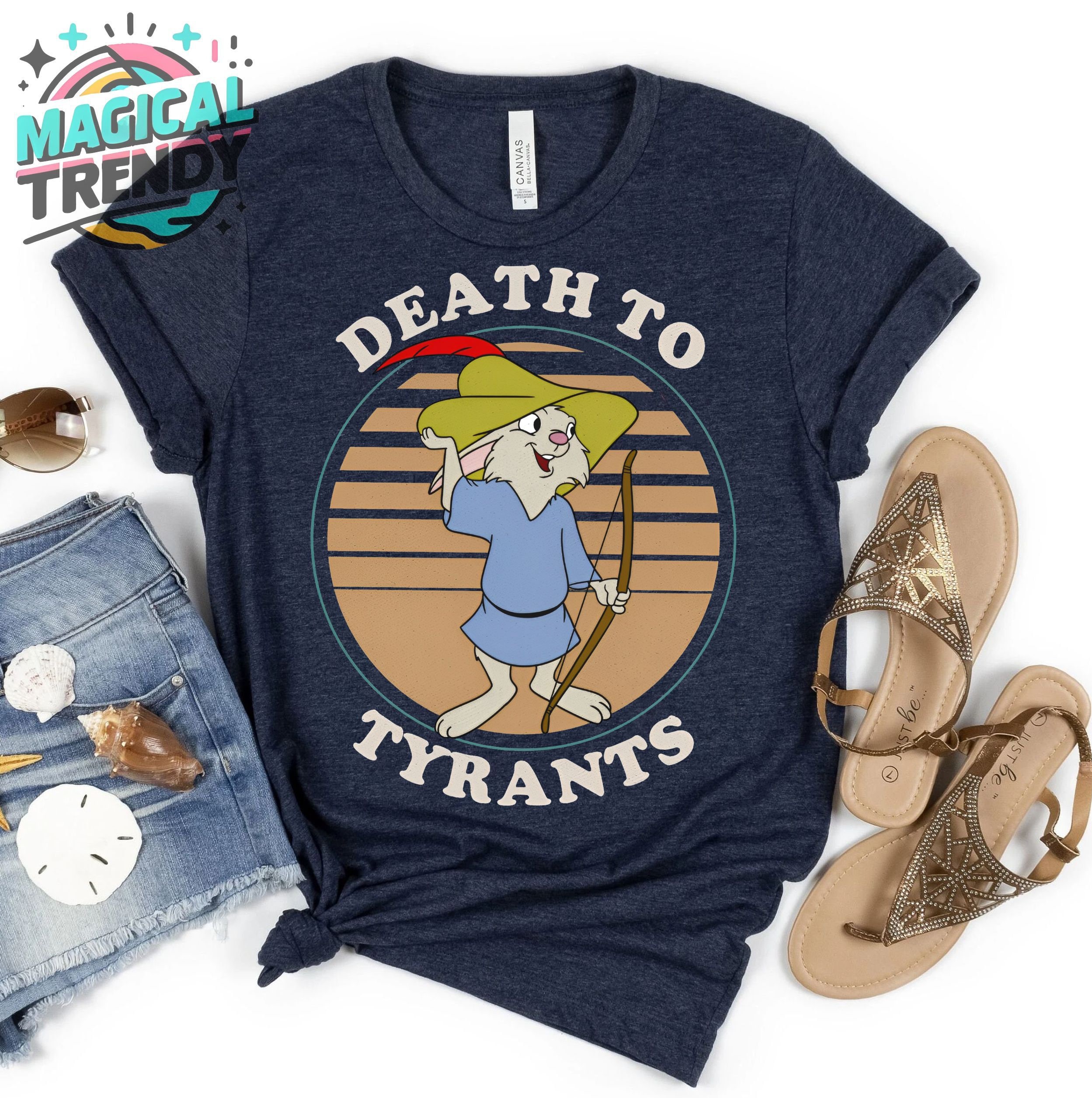 Retro Robin Hood Disney Shirt, Disney Skippy Rabbit Death to Tyrants T ...