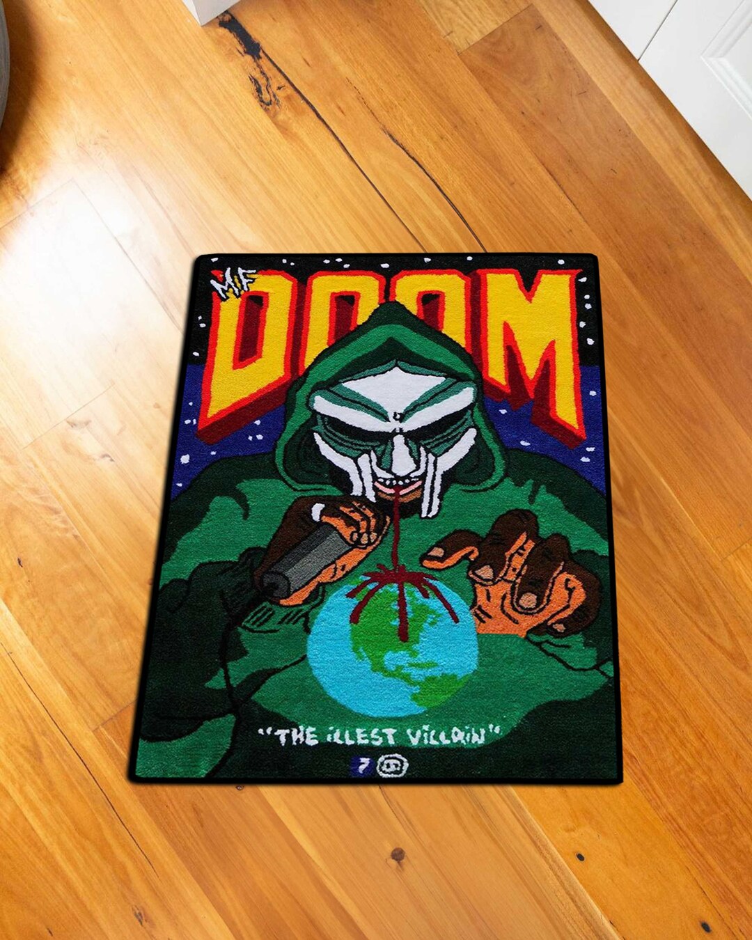 Quasimoto Inspired Rug, Mf Doom Rug, Doctor Doom Rug, Quasimoto Rug ...