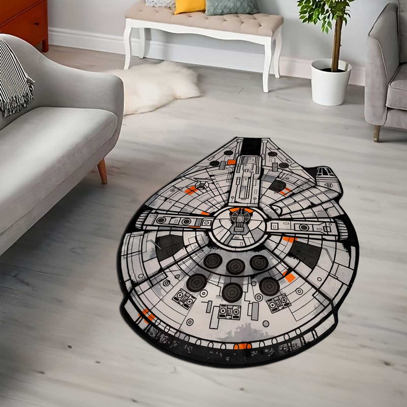 Star Wars Rug, Portrait of Star Wars Ship Rug, Starwars Rug, Star Wars ...