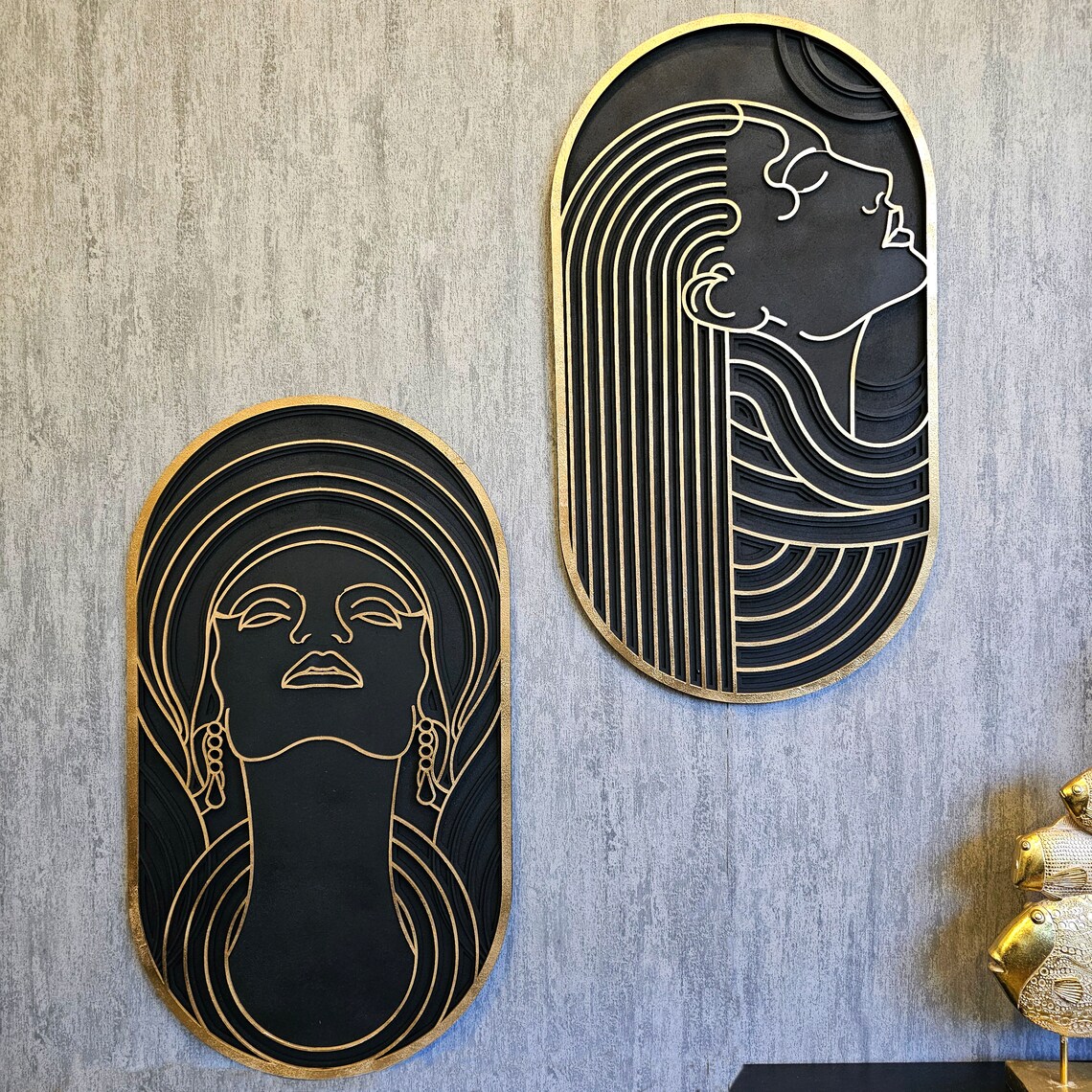 Leradlazerart Multi-layer Wooden Wall Art, 3D Painting, Creative Gifts ...