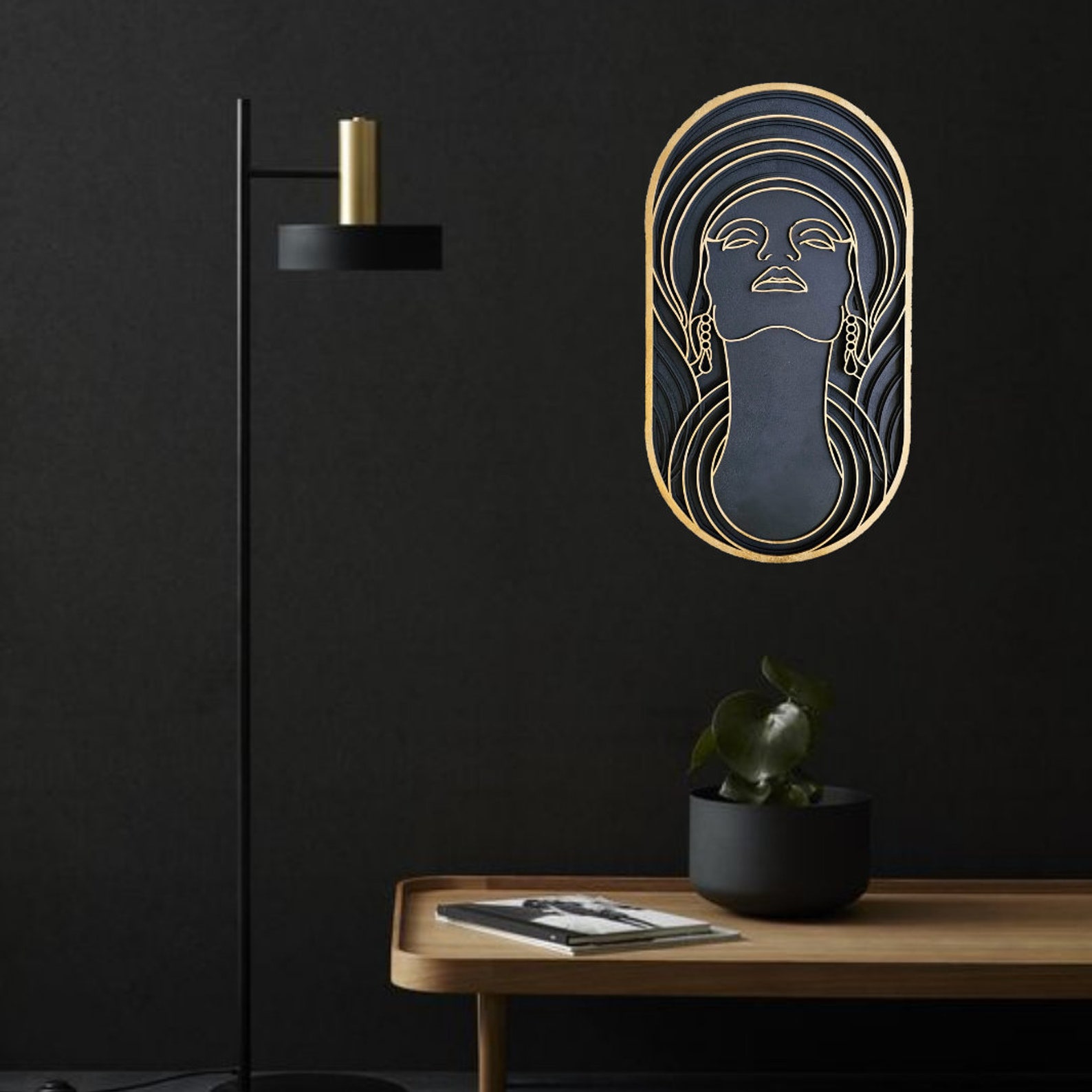 Leradlazerart Multi-layer Wooden Wall Art, 3D Painting, Creative Gifts ...