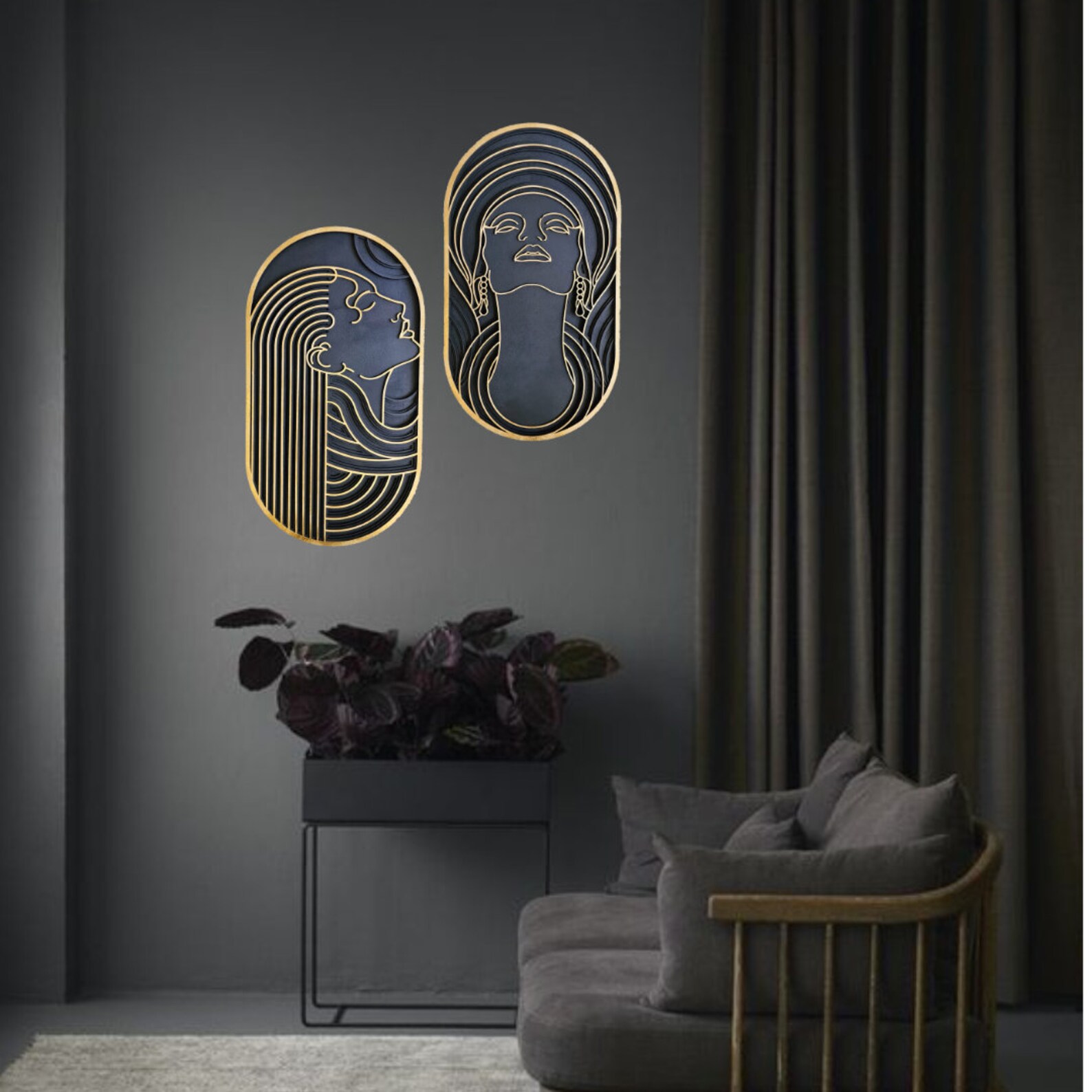 Leradlazerart Multi-layer Wooden Wall Art, 3D Painting, Creative Gifts ...