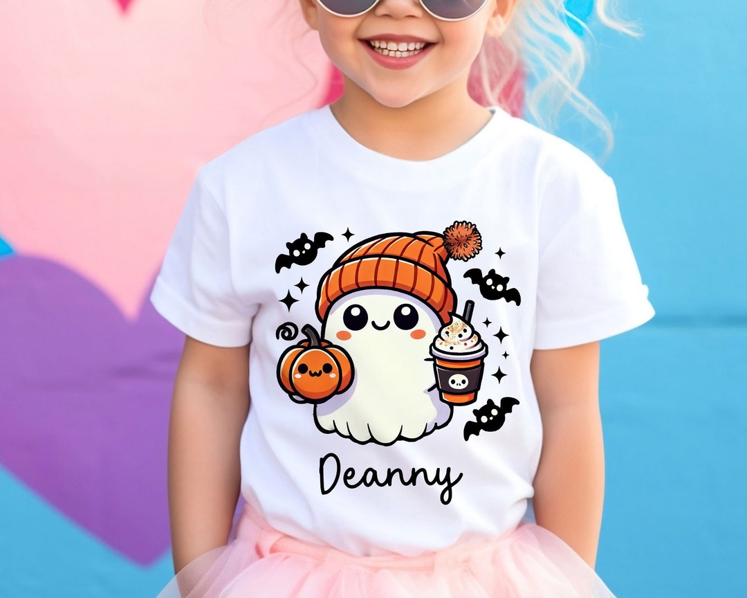 Kids Halloween Shirts, Cute Ghost Kid Shirts, Retro Halloween Shirts ...