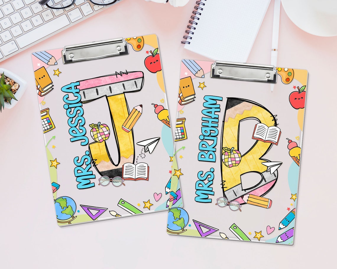 Personalized Teacher Name Clipboard, Back to School Gifts, Custom ...