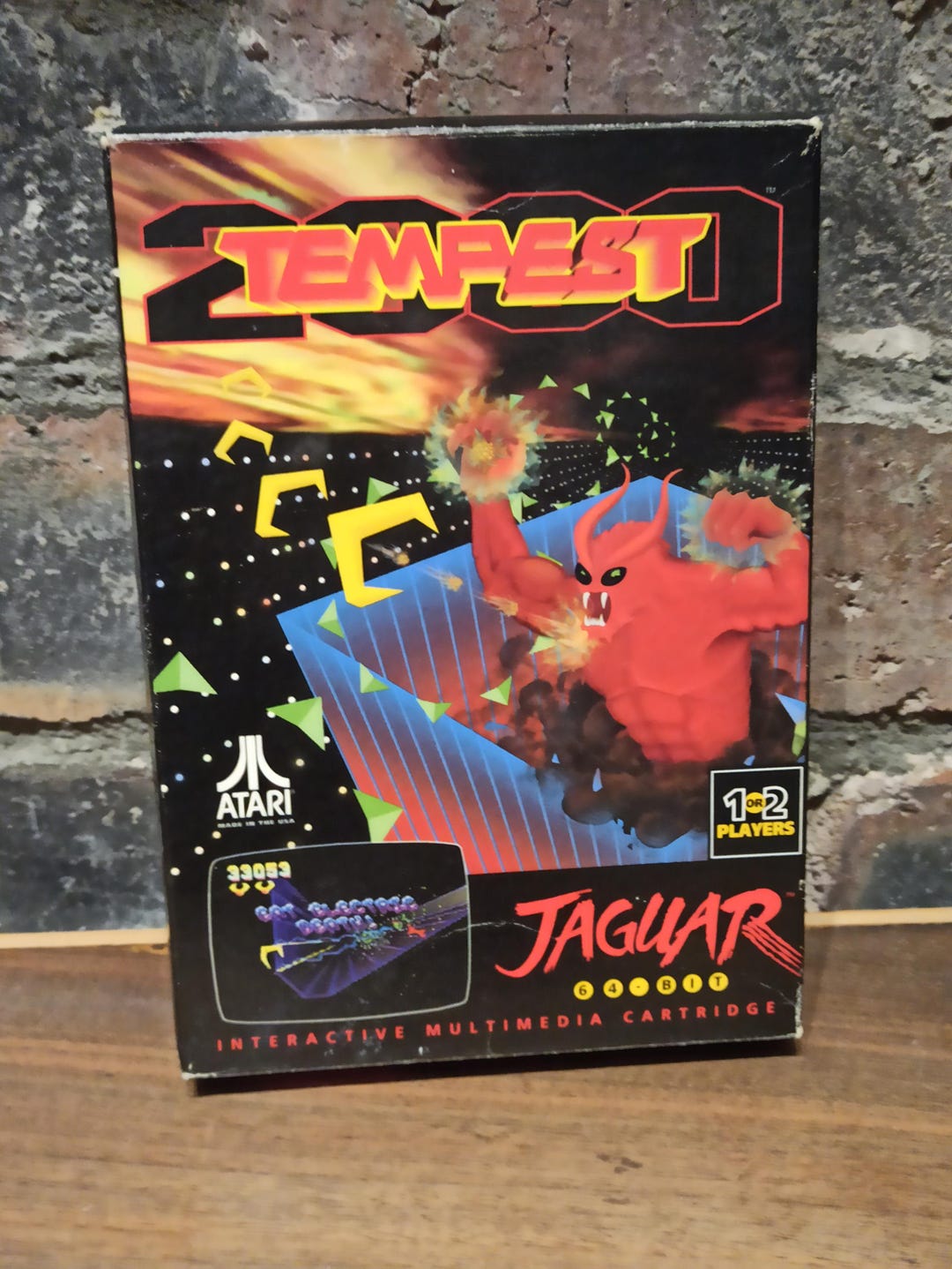 Tempest 2000 Atari Jaguar Complete in Box - Etsy