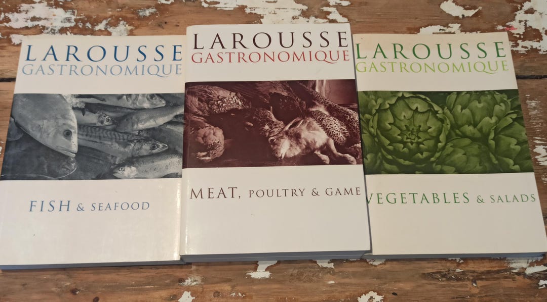 Set of 3 Larousse Gastronomique Cooking Books - Etsy