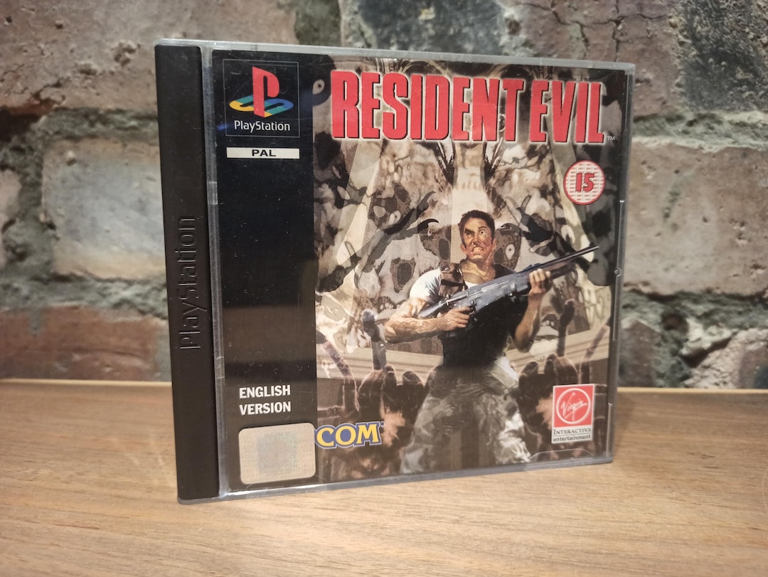 Resident Evil Playstation 1 Original Zombie Horror Classic Boxed With ...