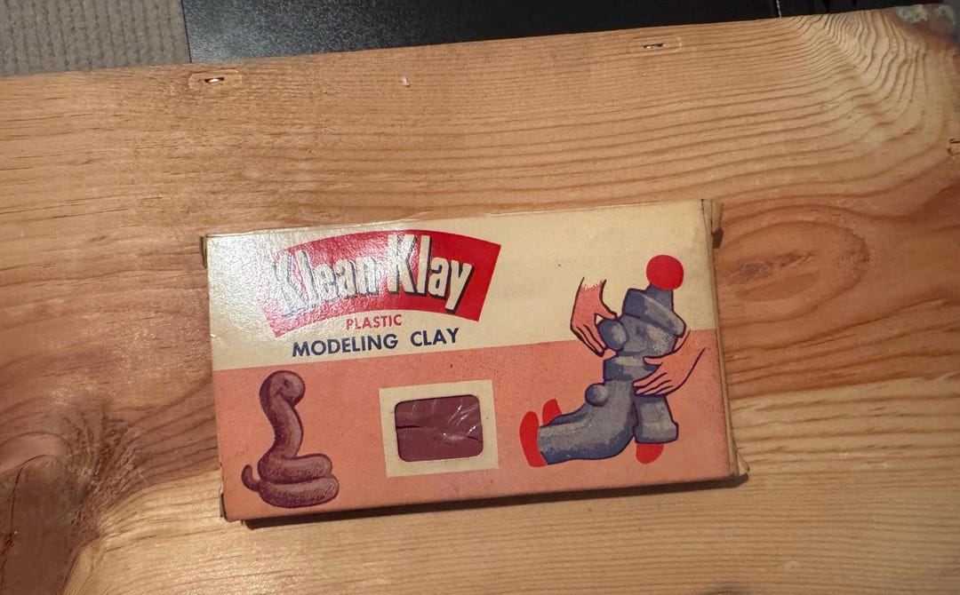 Vintage 1950s Klein Klay Modeling Clay - Etsy