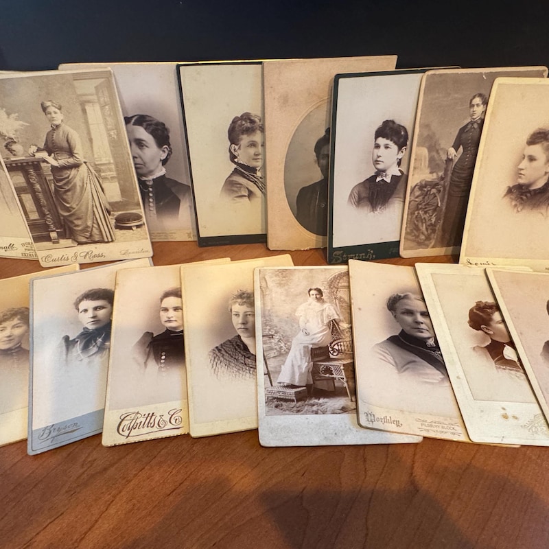 Cabinet Card Photo - Etsy