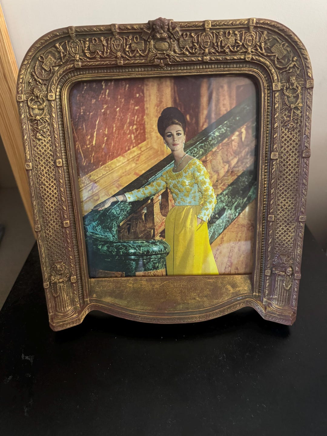 Vintage Metropolitan Opera House Great Gold Curtain Wooden Photo Frame ...