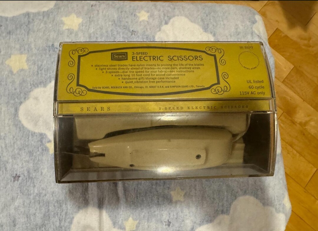 Sears 3 Speed Electric Scissors - Etsy