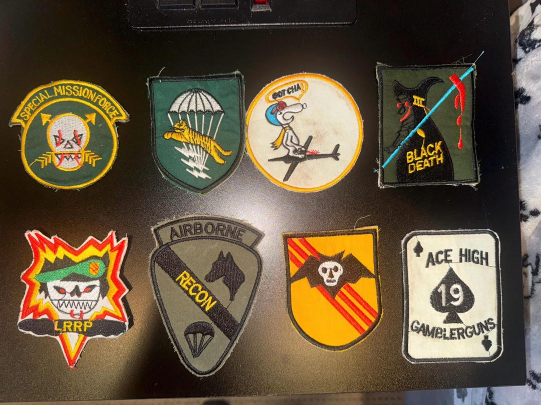 8 Assorted Vietnam War Era Patches - Etsy