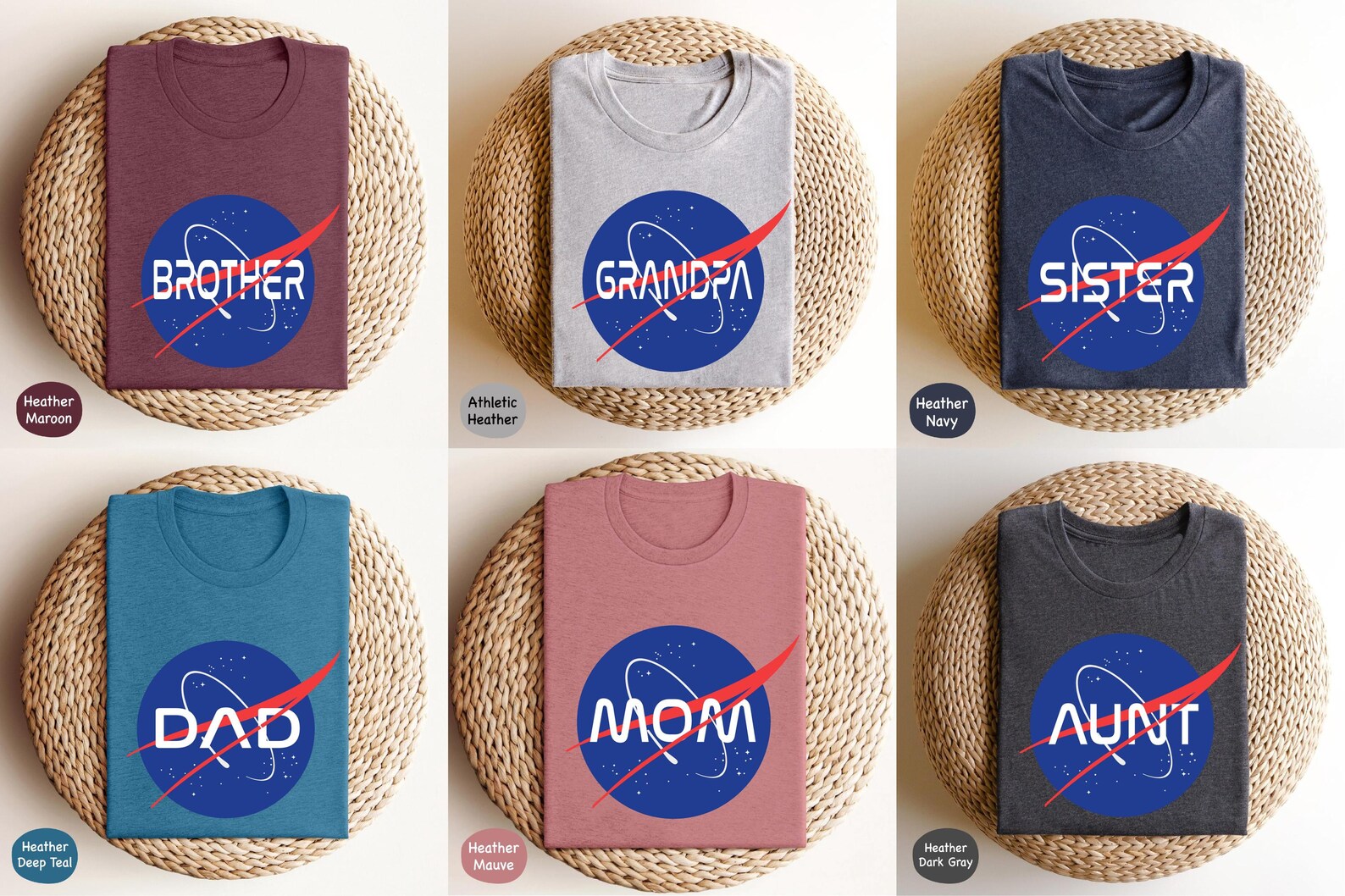 Custom NASA Name T-shirt, Nasa Mom Shirt, Personalized Nasa Shirt ...