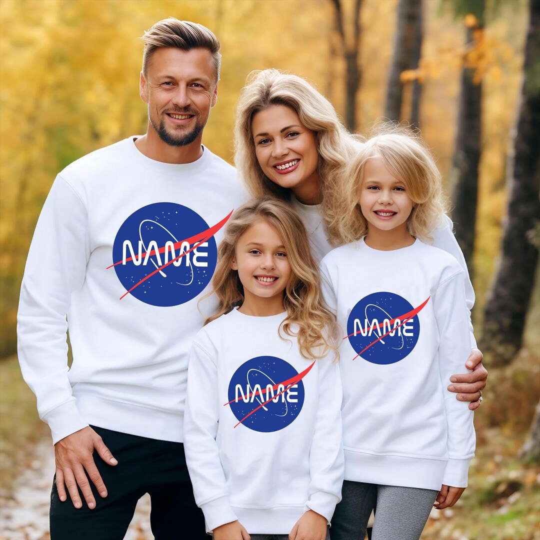 Personalized NASA Name Shirt, Nasa Mom Sweatshirt, Custom Nasa Shirt ...