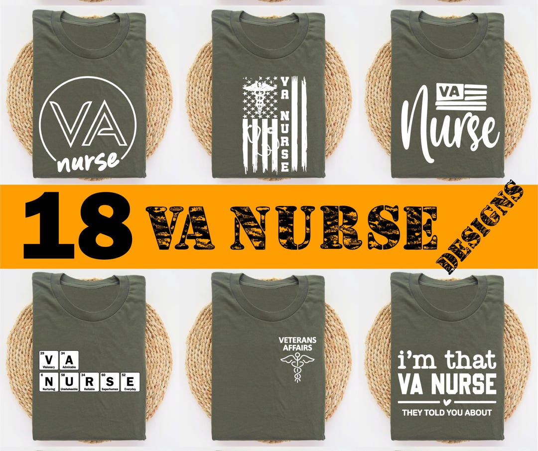 Veterans Affairs Nurse Shirts, Cute VA Nurse Doctor Shirt, Veterans ...